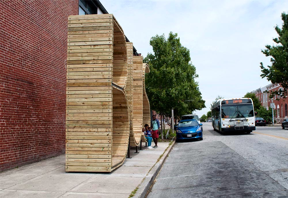 Parada de autobús con diseño e identidad propia. - ilia estudio ...