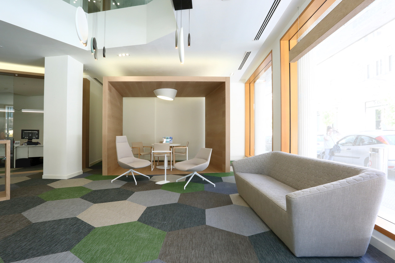 Proyecto Y Diseño De Oficina Bancaria Bankoa Credit Agricole Ilia
